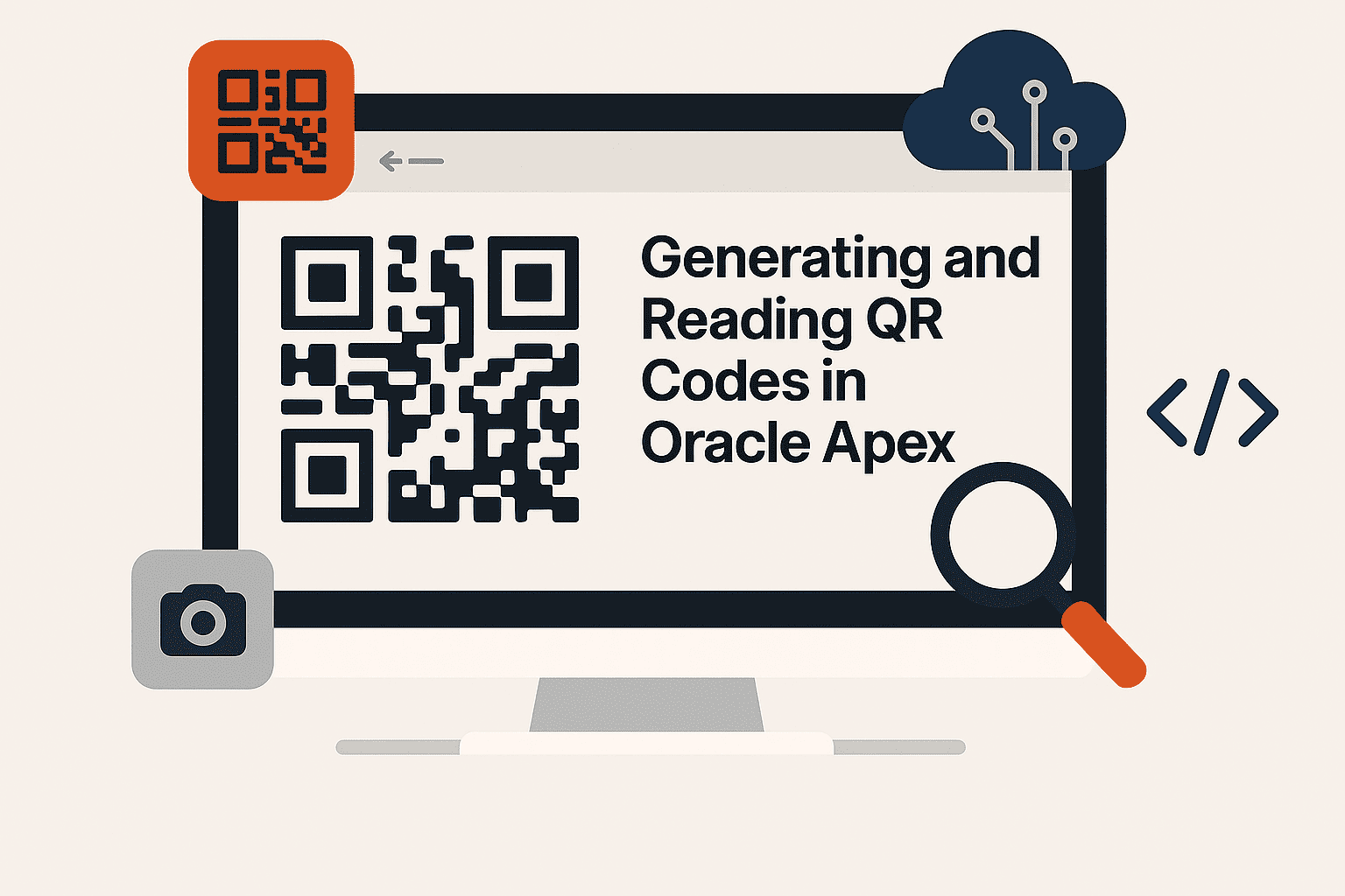 Generar y Leer Códigos QR en Oracle Apex - Soluciones HardSoft SAS